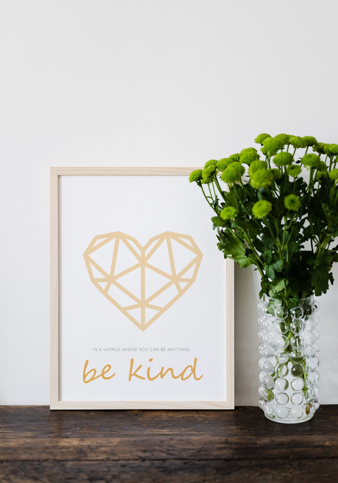 Be Kind Wall Print Instant Download Printable Wall Art | Etsy