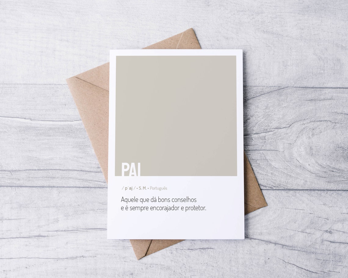 PORTUGUESE Father Definition Print, Dictionary Art, Instant Download ...