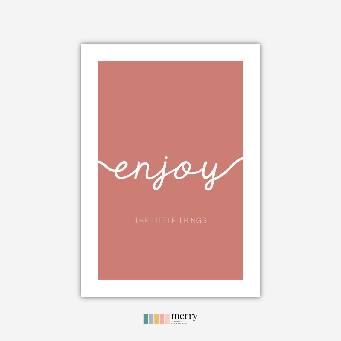 Enjoy the Little Things Wall Art, Instant Download, Printable Wall ...
