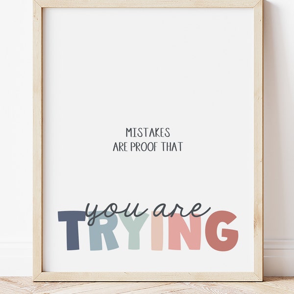 Mistakes Are Proof - Etsy