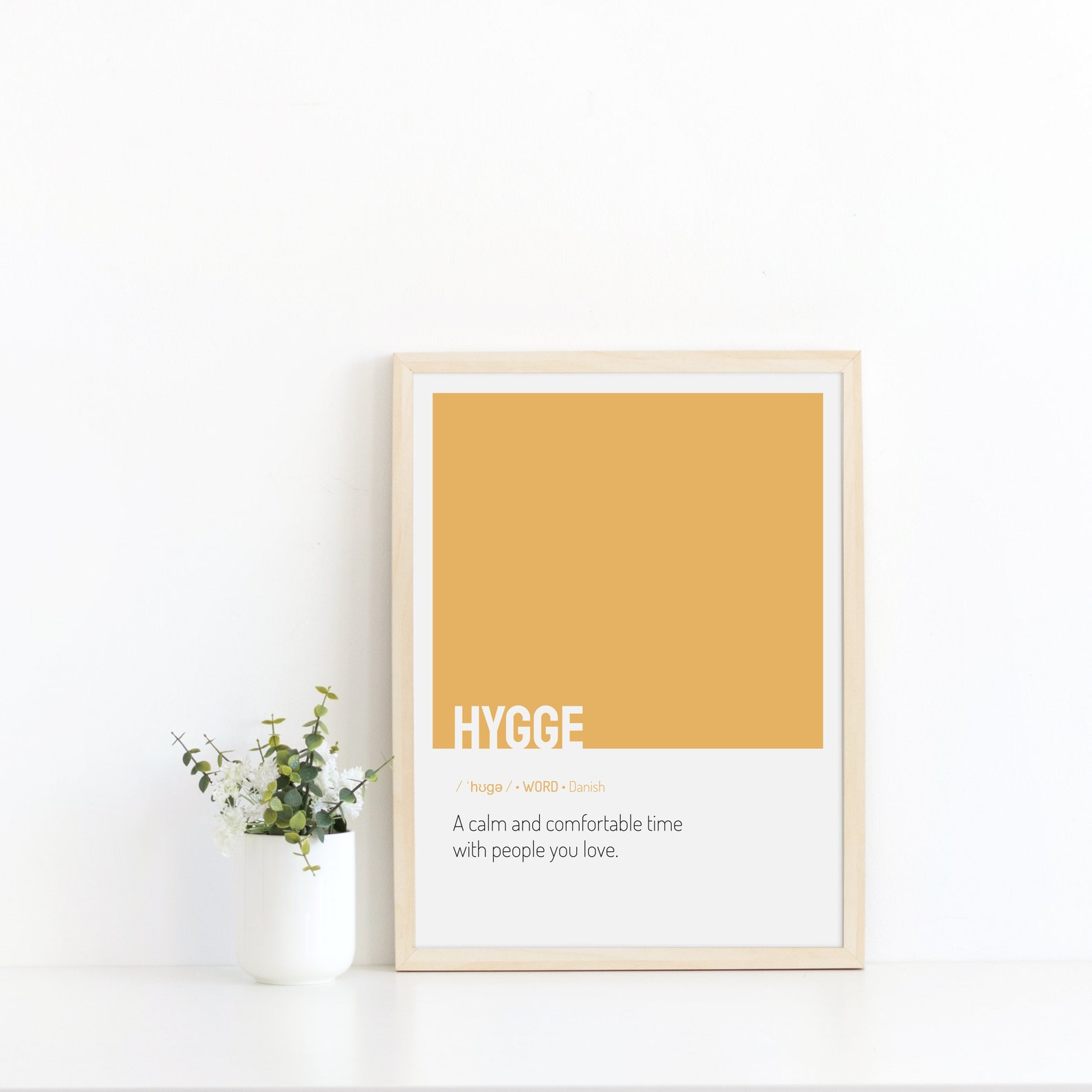 Hygge Definition Printable Art, Scandinavian Wall Art, Nordic Style ...