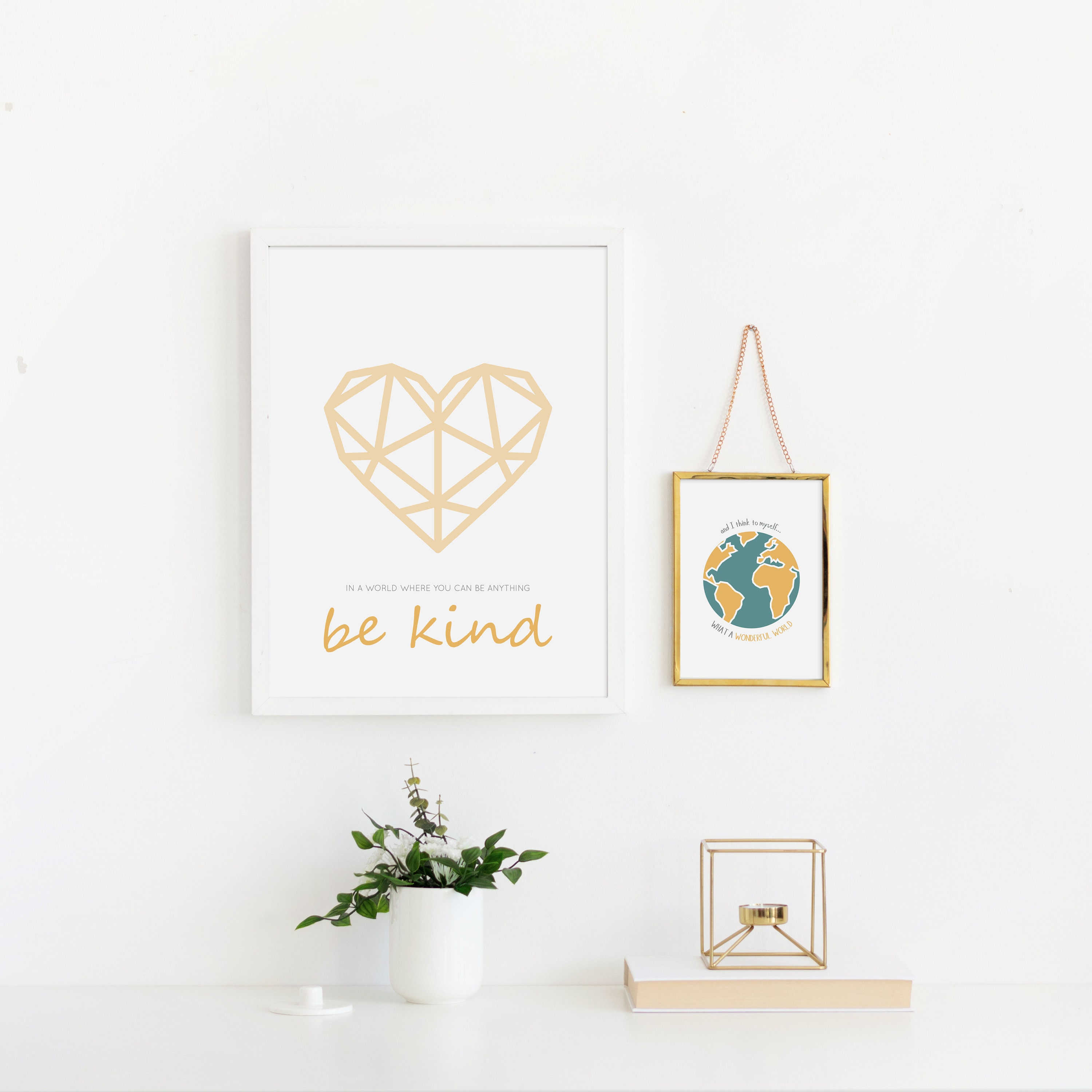 Be Kind Wall Print Instant Download Printable Wall Art - Etsy