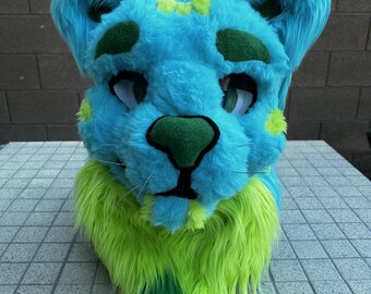 ON HOLD Lavafox Fursuit Partial Premade - Etsy