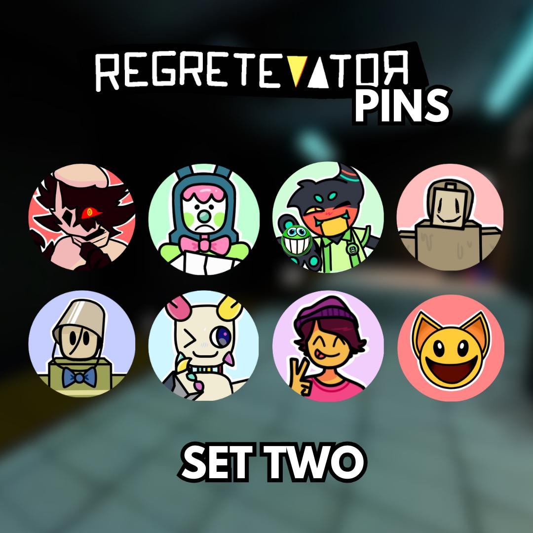 REGRETEVATOR Pin(s) SET TWO - Etsy