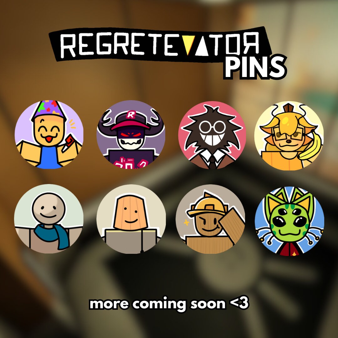 REGRETEVATOR Pins - Etsy
