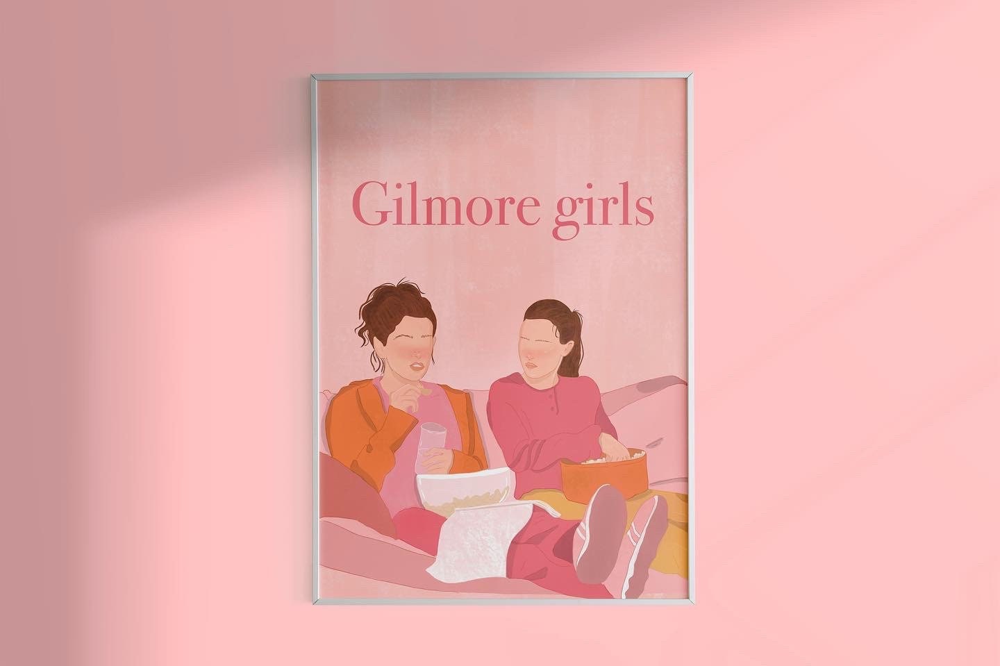 Gilmore Girls Tv Show Illustration Print Etsy Uk