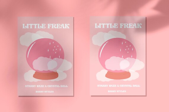 Little Freak Harrys House Inspired Print Wall Art Pink Prints - Etsy