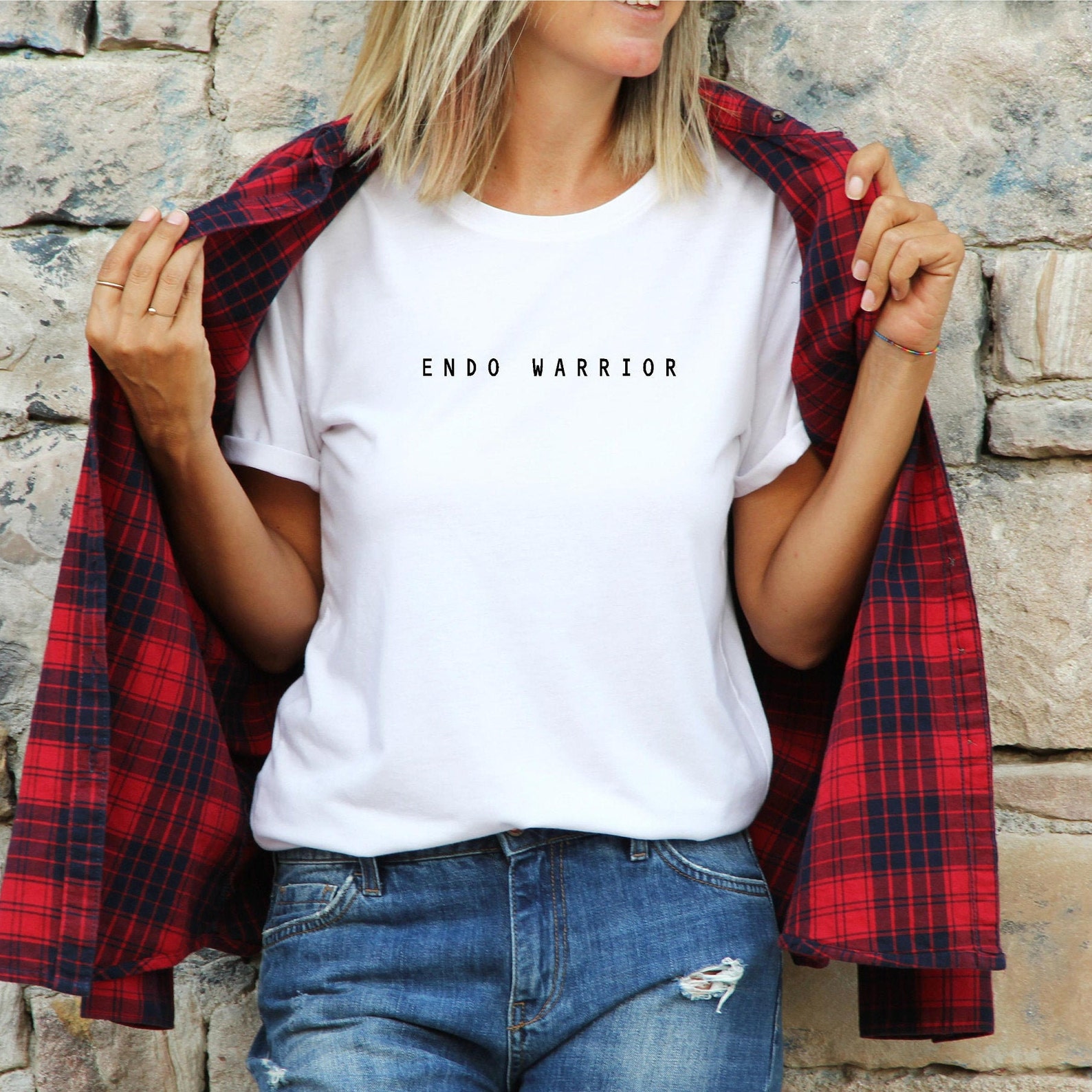 Endometriosis T Shirt / Endo Warrior Minimalistic Style Ladies | Etsy