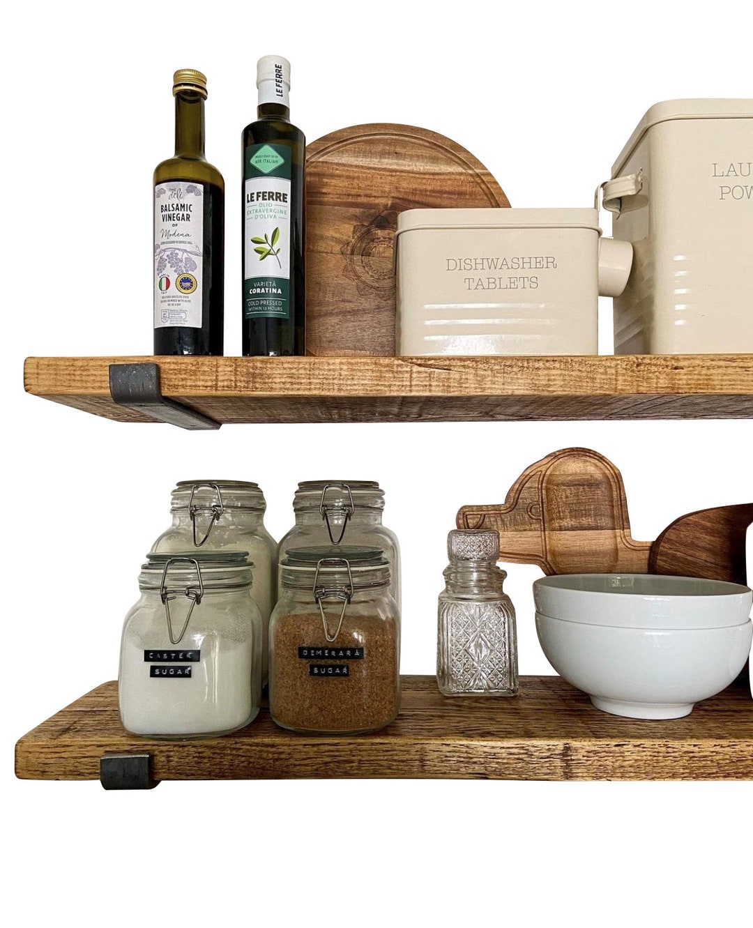 Rustic Shelf Handmade From Solid Wood 22cm Deep 3cm Thick - Etsy UK