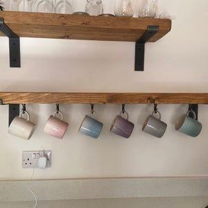 Hanging Rail for Cups/utensils/mug Available in 60/80cm to Fit Under ...