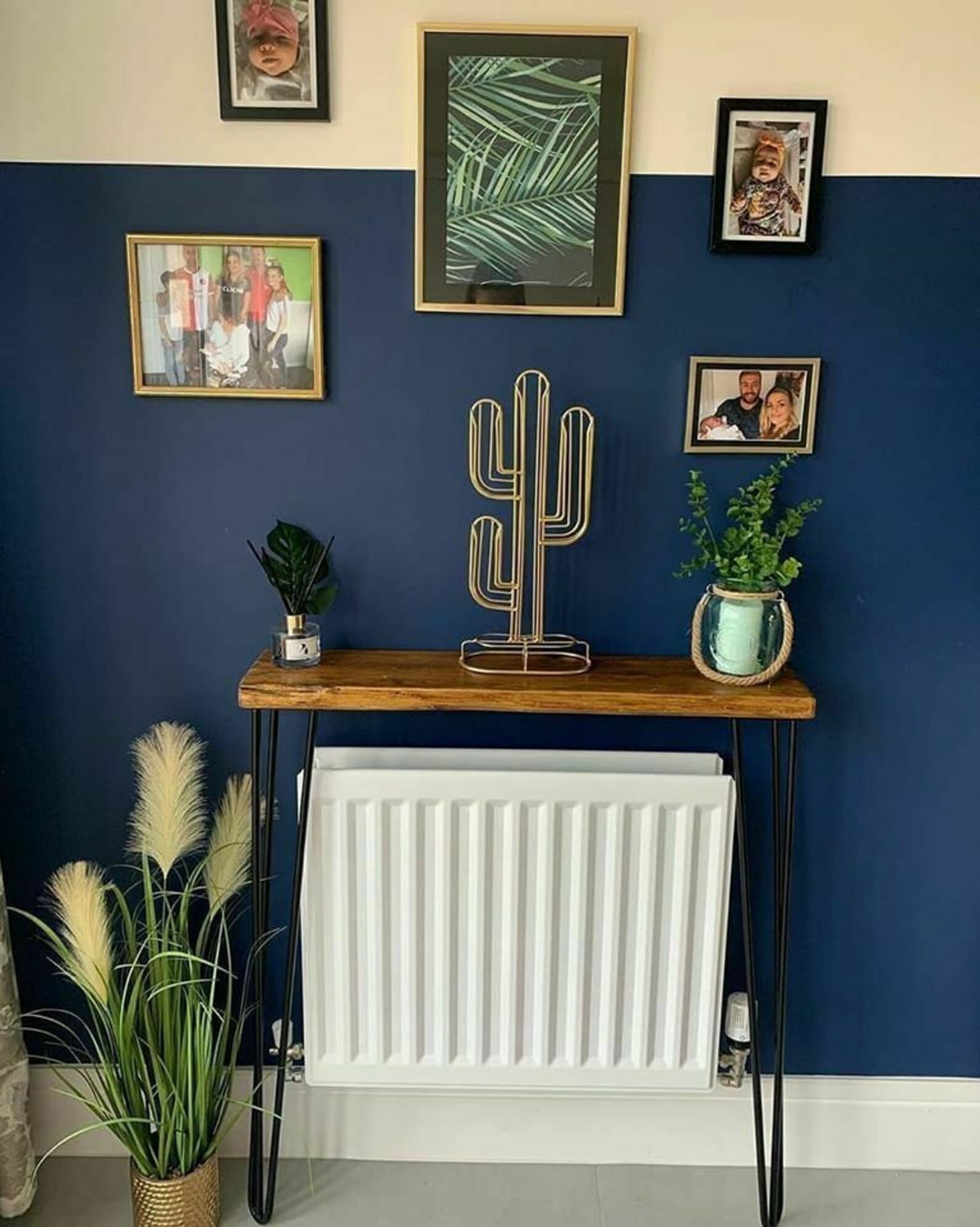 Rustic Radiator Cover With Hairpin Legs Scaffold Board | Etsy