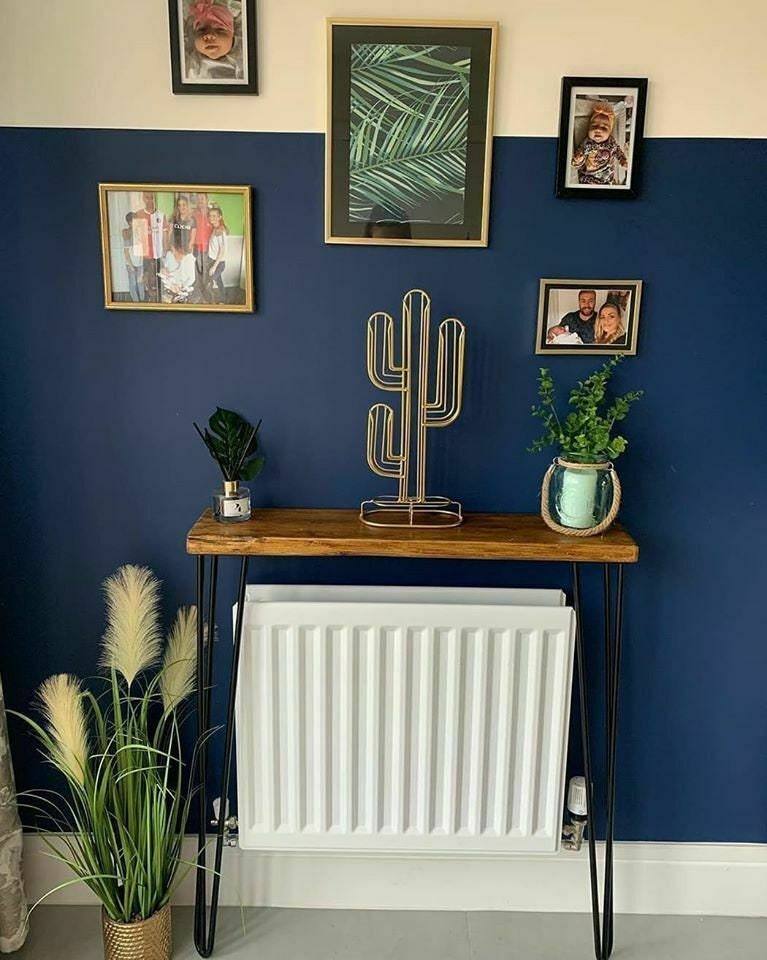 Rustic Radiator Cover With Hairpin Legs Scaffold Board | Etsy