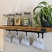 Hanging Rail for Cups/utensils/mug Available in 60/80cm to Fit Under ...