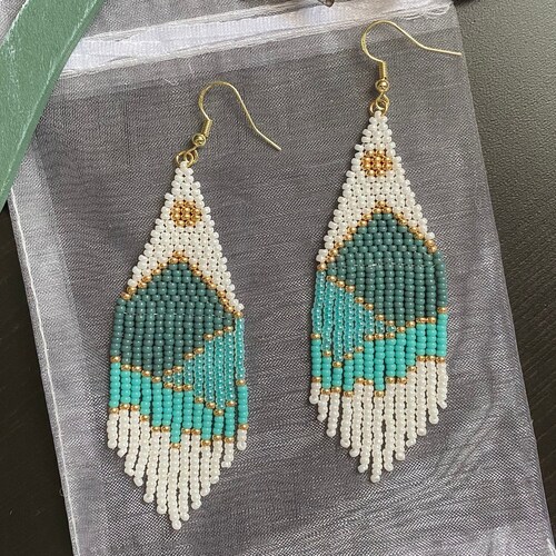 Alaska Native Beaded Earrings - Etsy
