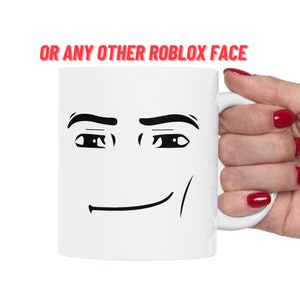 Roblox Mug, Man Face Mug, Mug for Son, Gamer Mug, Roblox Gift, Roblox ...