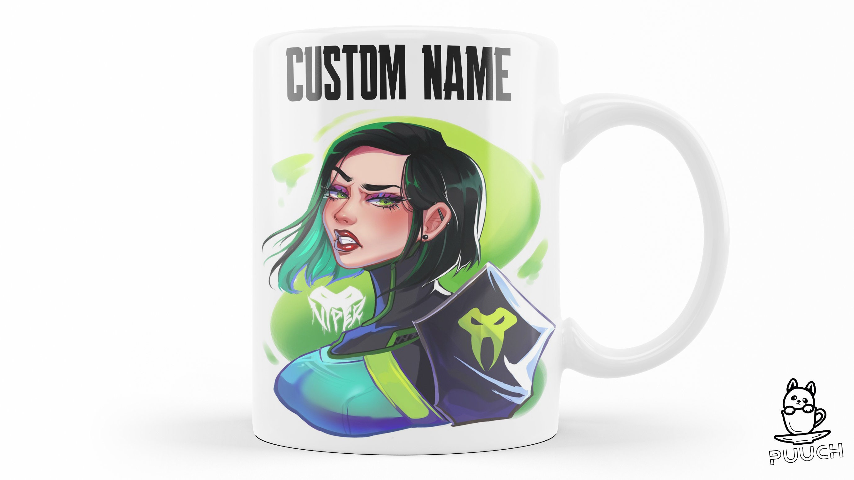 Personalized Valorant Viper Name Coffee Mug Gift for Him or Her Cool ...