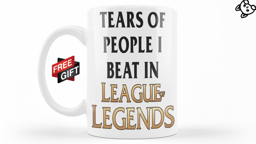 Funny League of Legends Coffee Mug Gift for Him or Her Cool Game Cup ...