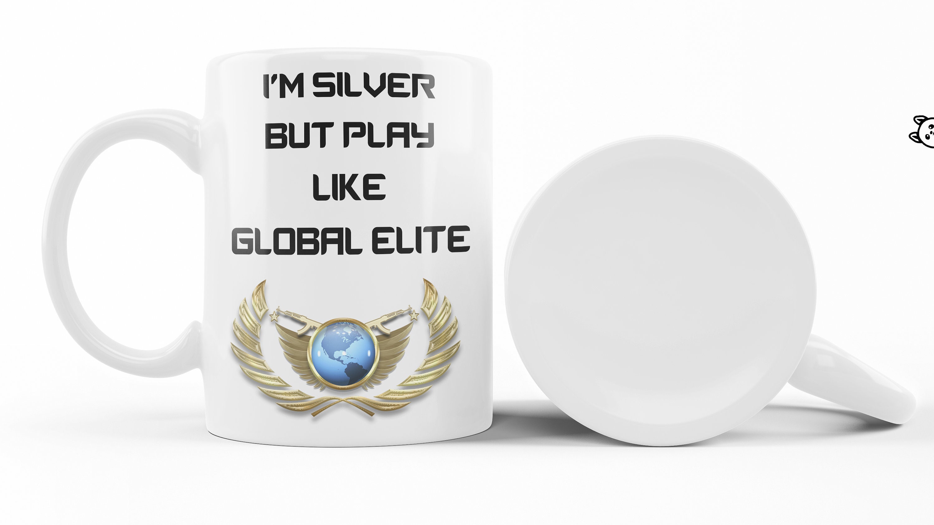 Funny Counter Strike Cs Csgo Coffee Mug Gift for Him Her Cool Silver ...