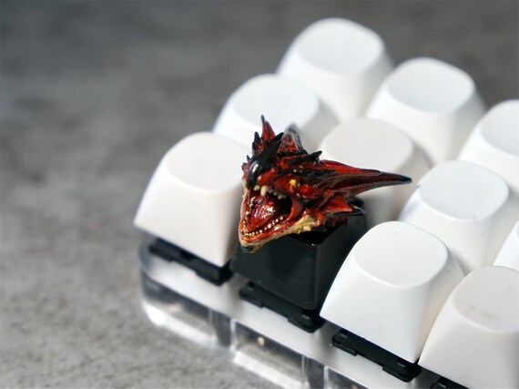 Silver Rathalos Monster Hunter 3D Handmade Game Keycap Gift - Etsy