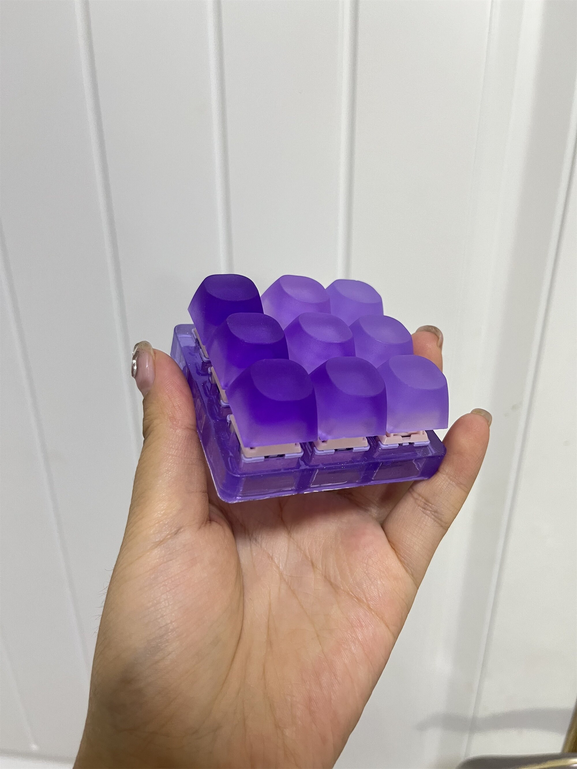 Semi-clear Matte Surface Frosted Clear Light Custom Made XDA Keycap for ...