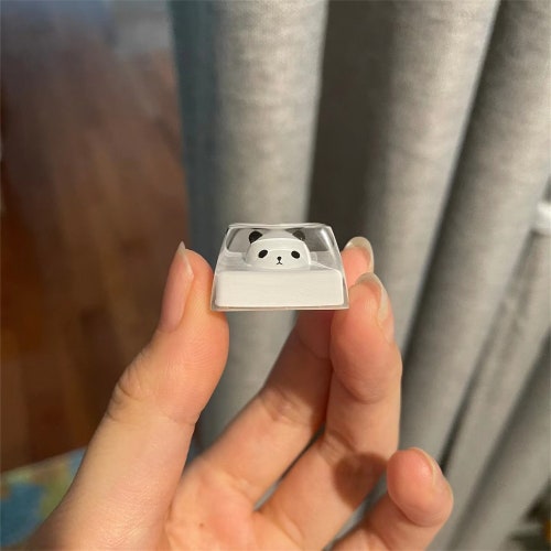 Panda Artisan Keycap - Etsy
