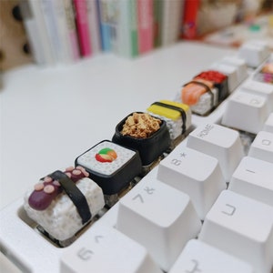 Handmade Sushi Keycaps: Japanese Food Keyboard Collection - Etsy