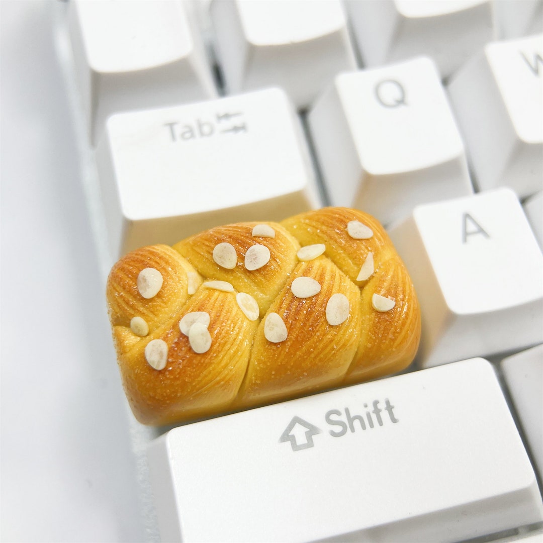 Handmade Toast Keycap: Almond Bread, MX Cherry Keyboard (1.5U) - Etsy