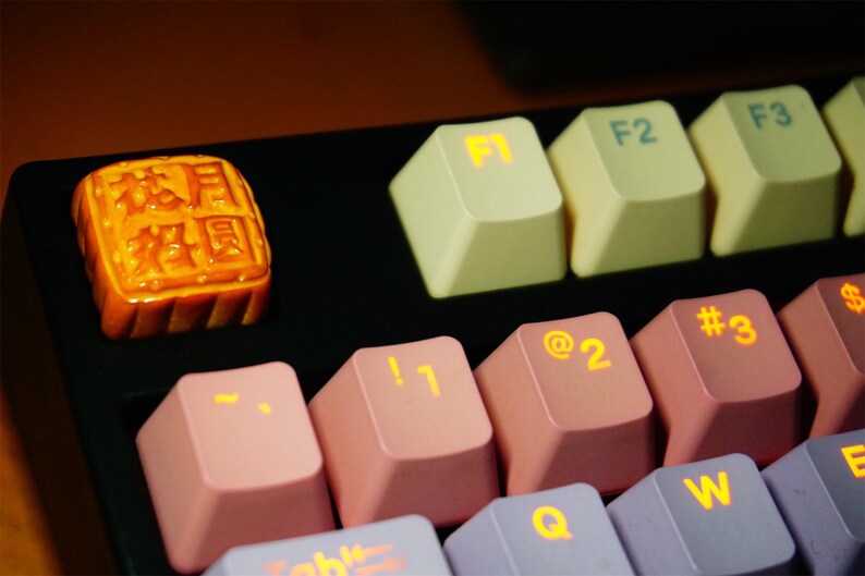 Handmade Mooncake Artisan Keycap: Mid-autumn Festival ESC Key - Etsy