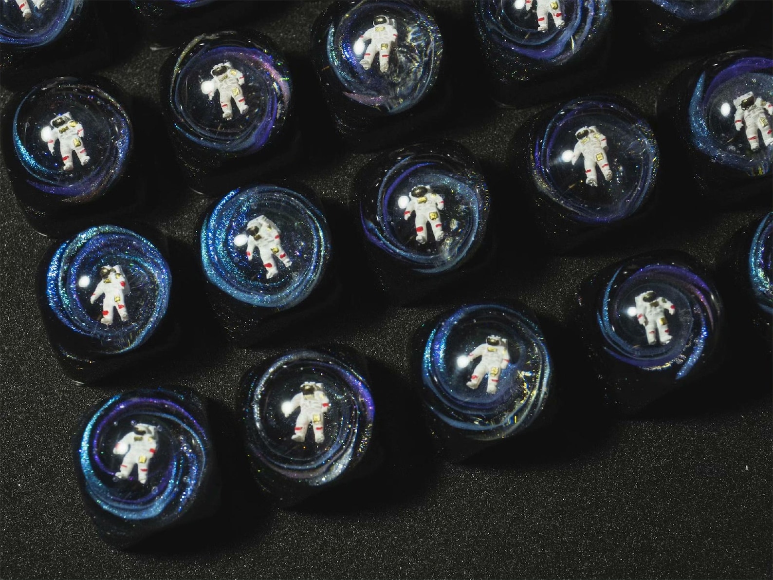 Handmade Resin Galaxy Keycap: 3D Star ESC Key - Etsy