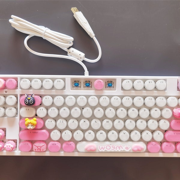 Mechanical Keyboard Round Keycaps - Etsy