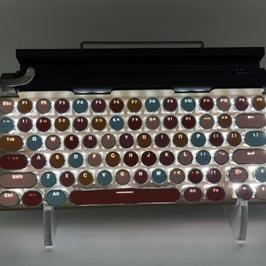 Steampunk Mechanical Keyboard: Wireless Bluetooth, Colorful Keycaps - Etsy