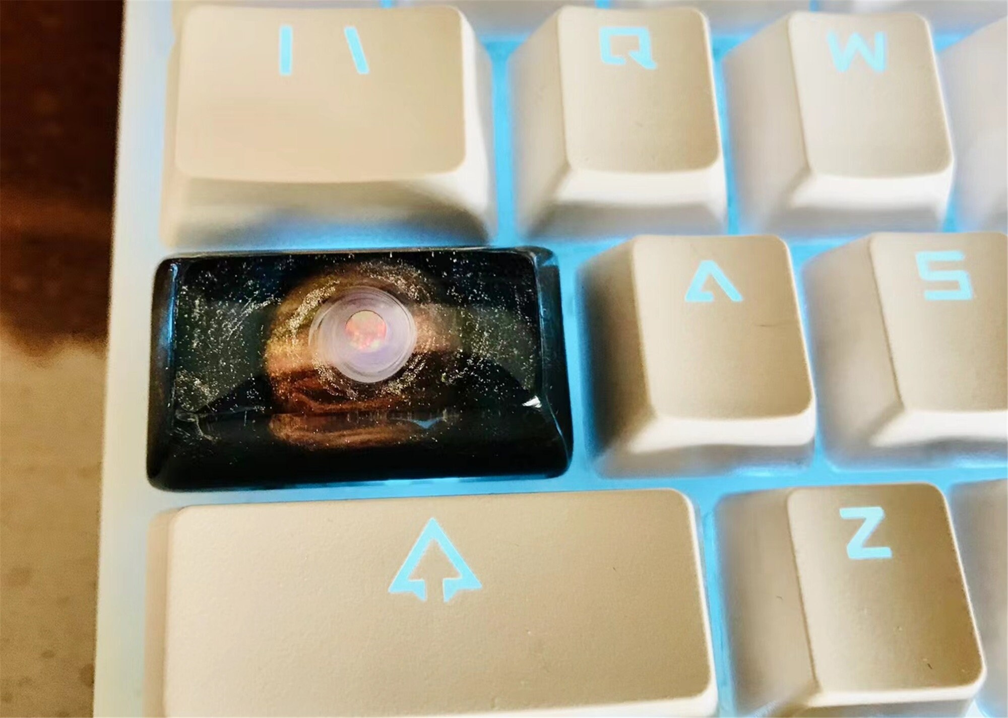 Universe the Wandering Earth Key Cap Handmade Artisan Keycap - Etsy