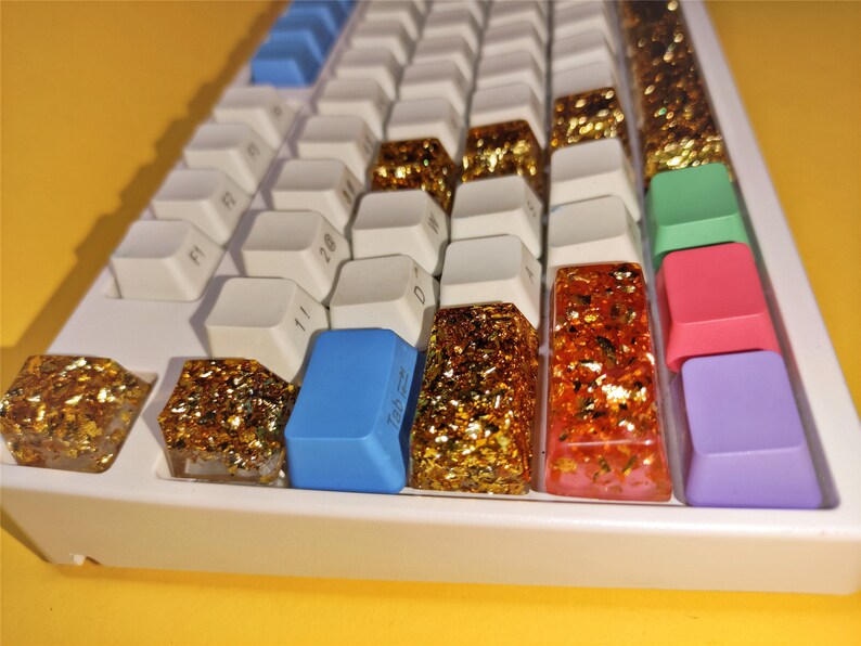 Diamond Foil Clear Light Translucent Spacebar Enter Shift Ctrl - Etsy