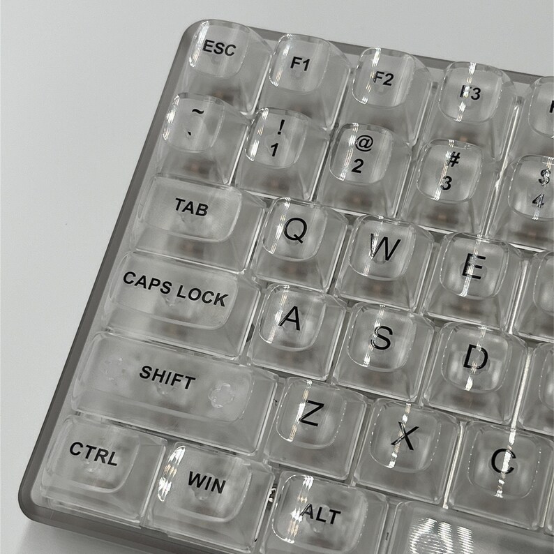 Clear Ice 84 Keycaps MX Keyboard 3 Model Wire&wireless - Etsy