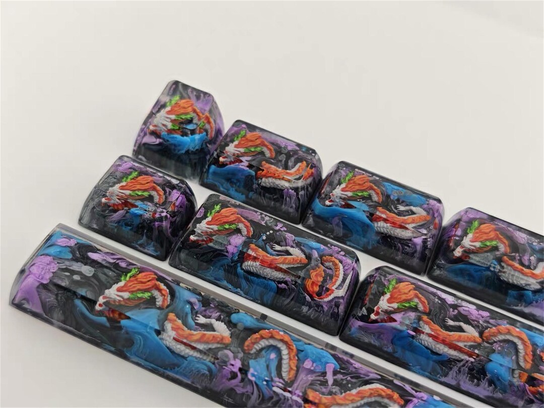 3D Carved Dragon Keycap: Handmade SA Shift Keycap for MX Cherry - Etsy