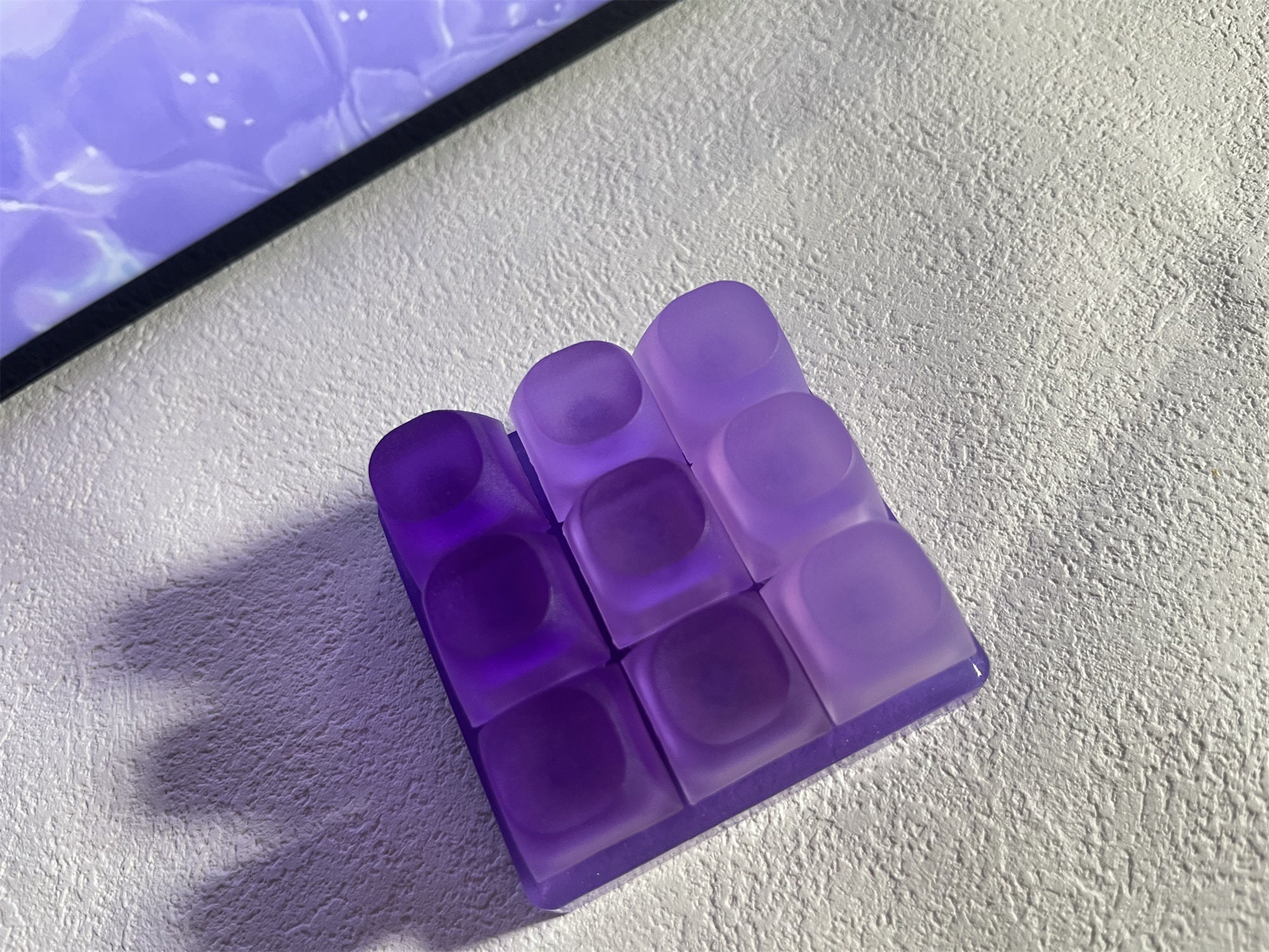Semi-clear Matte Surface Frosted Clear Light Custom Made XDA Keycap for ...