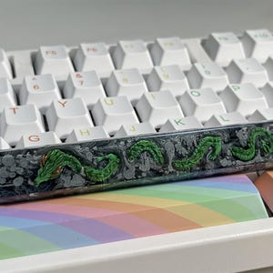 Handmade Green Dragon Carving Keycap: MX Cherry SA Spacebar 6.25U - Etsy