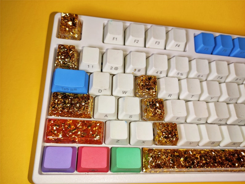 Diamond Foil Clear Light Translucent Spacebar Enter Shift Ctrl - Etsy