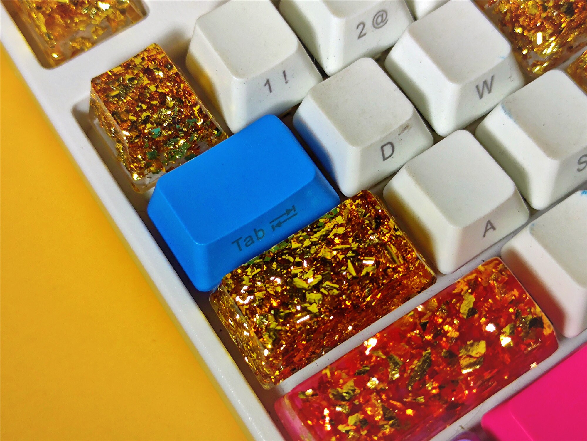 Diamond Foil Clear Light Translucent Spacebar Enter Shift Ctrl - Etsy