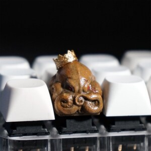 Cthulhu Octopus 3D Animal Brown 1U Keycap for MX GMK Cherry - Etsy
