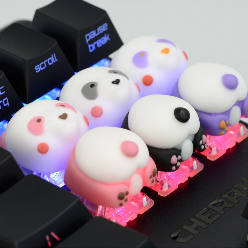 Milk Panda Animal Keycaps Chiese Cute Collection Xmas Gift | Etsy UK