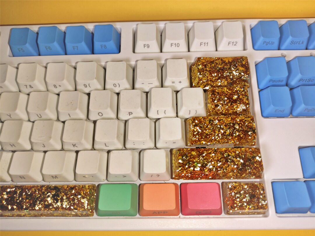 Diamond Foil Clear Light Translucent Spacebar Enter Shift Ctrl - Etsy