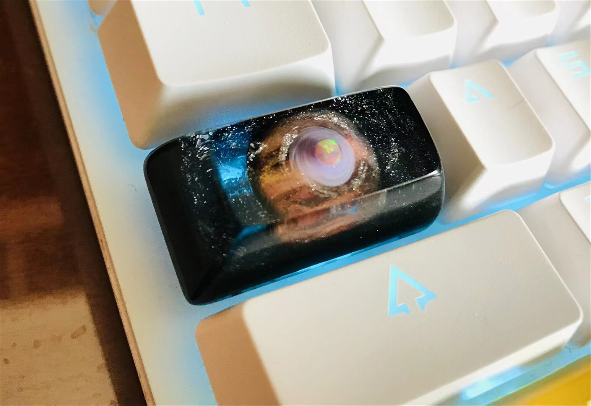 Universe the Wandering Earth Key Cap Handmade Artisan Keycap - Etsy