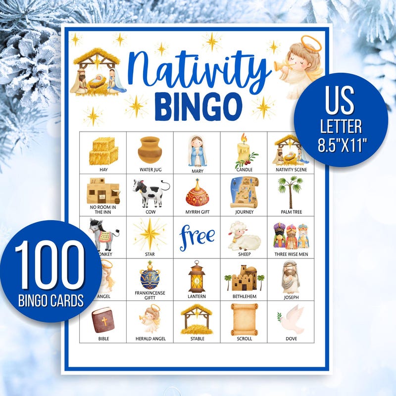 Nativity Bingo - Etsy