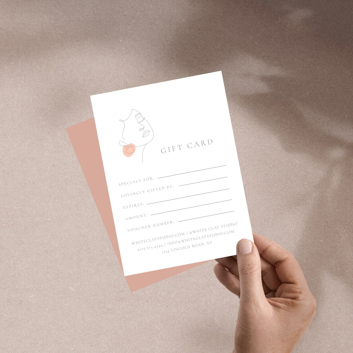 Small Jewellery Business Gift Voucher Templateeditable Gift | Etsy