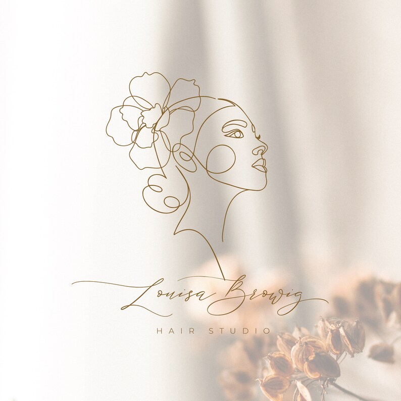 9 Beauty Logo Designs Editable Hairstylist Logo Hair Logo - Etsy
