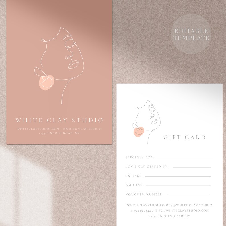 Small Jewellery Business Gift Voucher Templateeditable Gift | Etsy