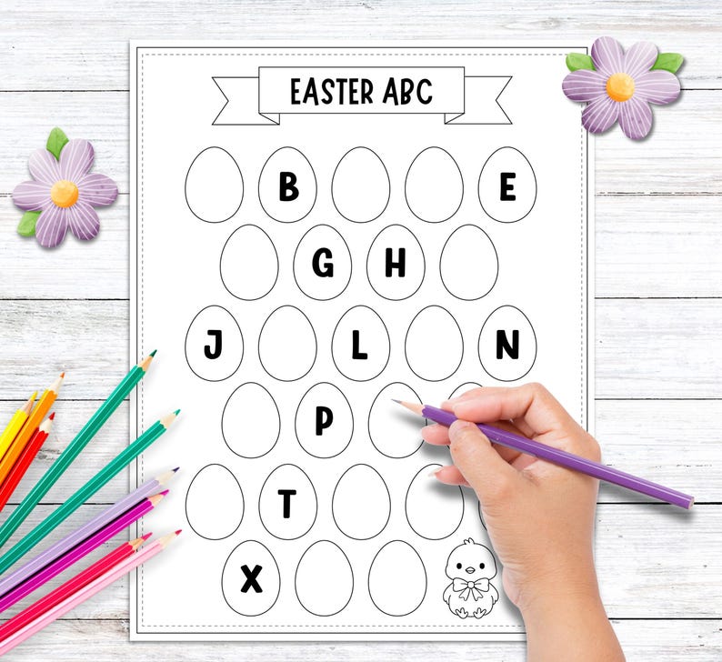 Easter Activity Book for Kids | Preschool Kindergarten Worksheets ...