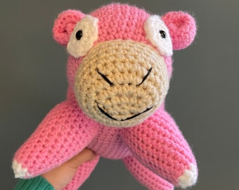 PDF File, Slowpoke Crochet Pattern, Pokemon Crochet Pattern, Slowpoke ...