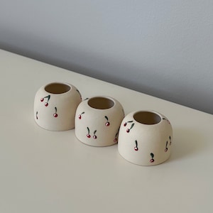 Seconds Sale! Cherry Ceramic Match Striker With Matches - Etsy